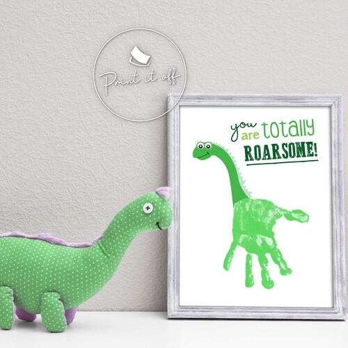 Valentines Day Handprint Art Craft Handprint Keepsake DIY - Etsy