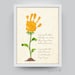 I'm Growing Like a Flower / Hand Handprint Art / Kids Baby - Etsy