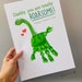 Handprint Art / Daddy You Are Totally Roarsome / Kids Handprint Craft ...