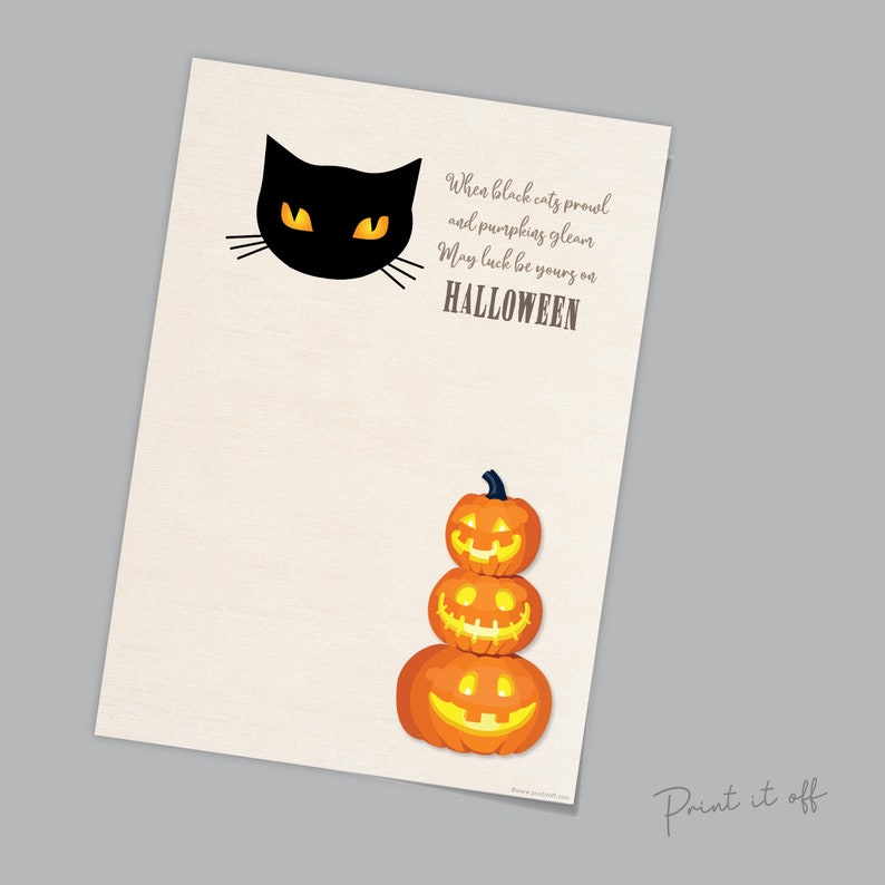 Black Cat Pumpkin Halloween Footprint Handprint Art Craft / Kids ...