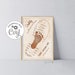 Gingerbread Man Kisses Christmas Wishes Footprint Handprint Art Craft ...