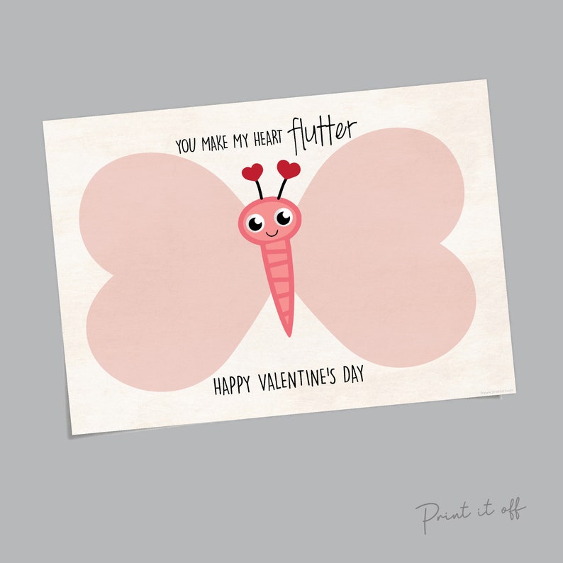 You Make My Heart Flutter / Handprint Footprint Butterfly / Happy ...