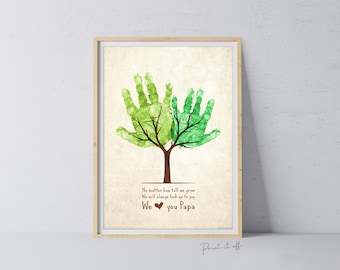 Handprint Tree Art, Toddler Handprint, DIY Kid Craft, No Matter How ...