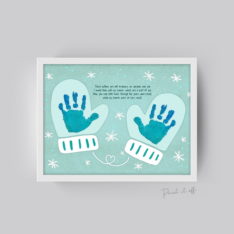 Mitten Card - Etsy