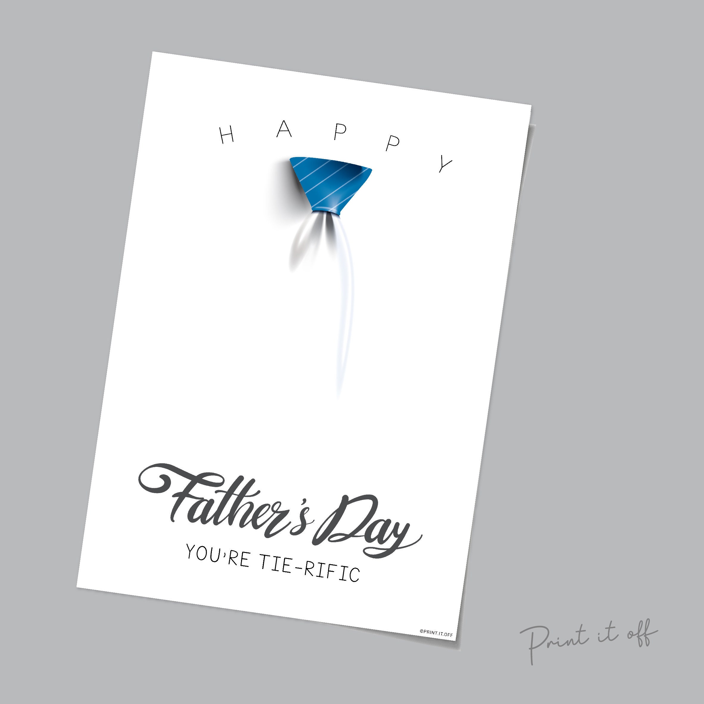 Your Tie-rific / Tie Foot Footprint Art / Happy Father's | Etsy