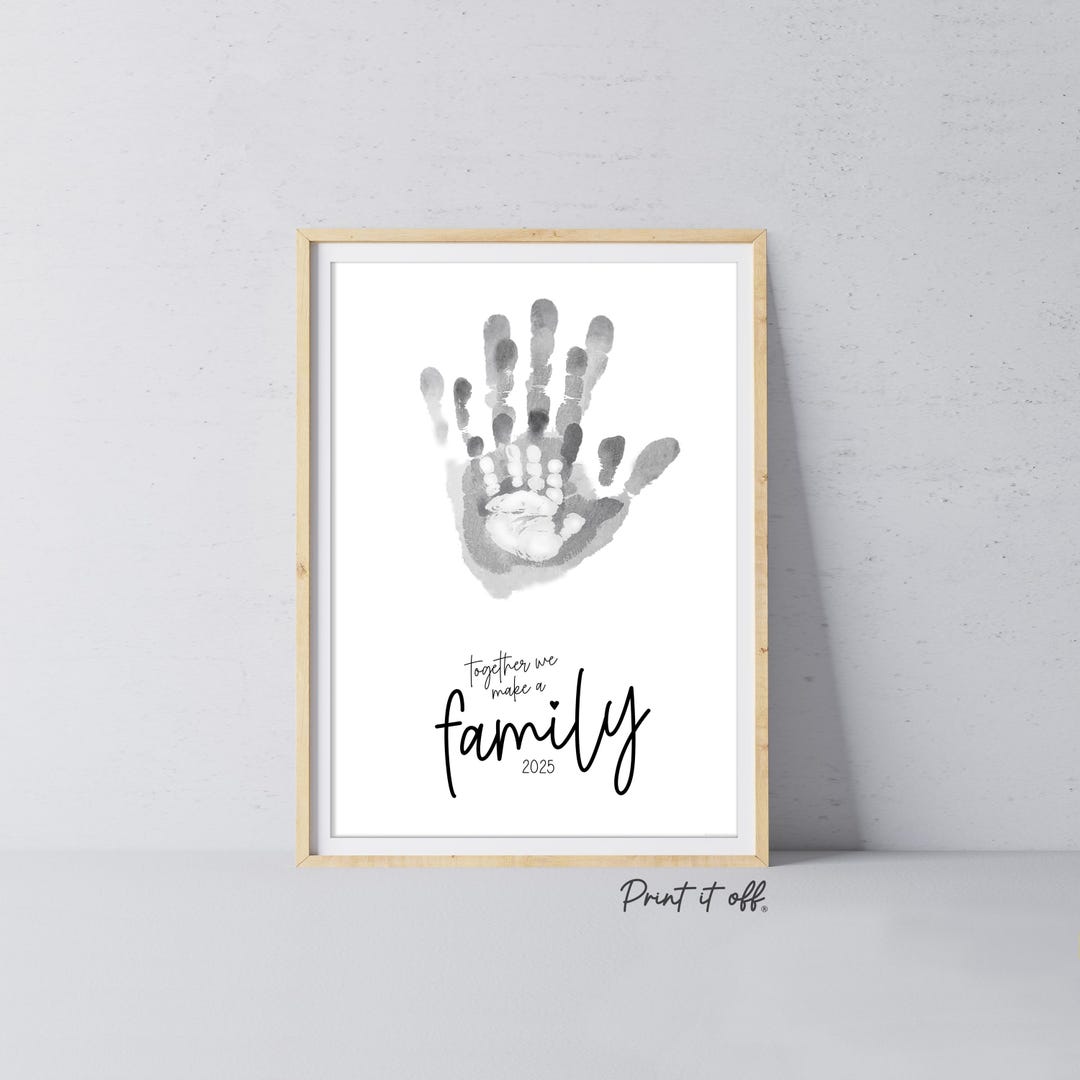 2025 Family / Handprint Footprint Art Craft Memory Decor / Children ...