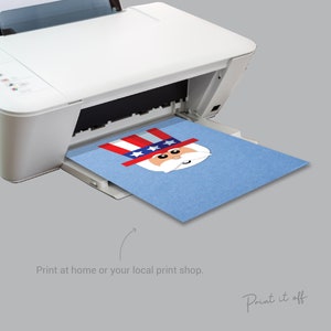 Uncle Sam Handprint Art / Craft Activity Card / Happy 4th of July ...