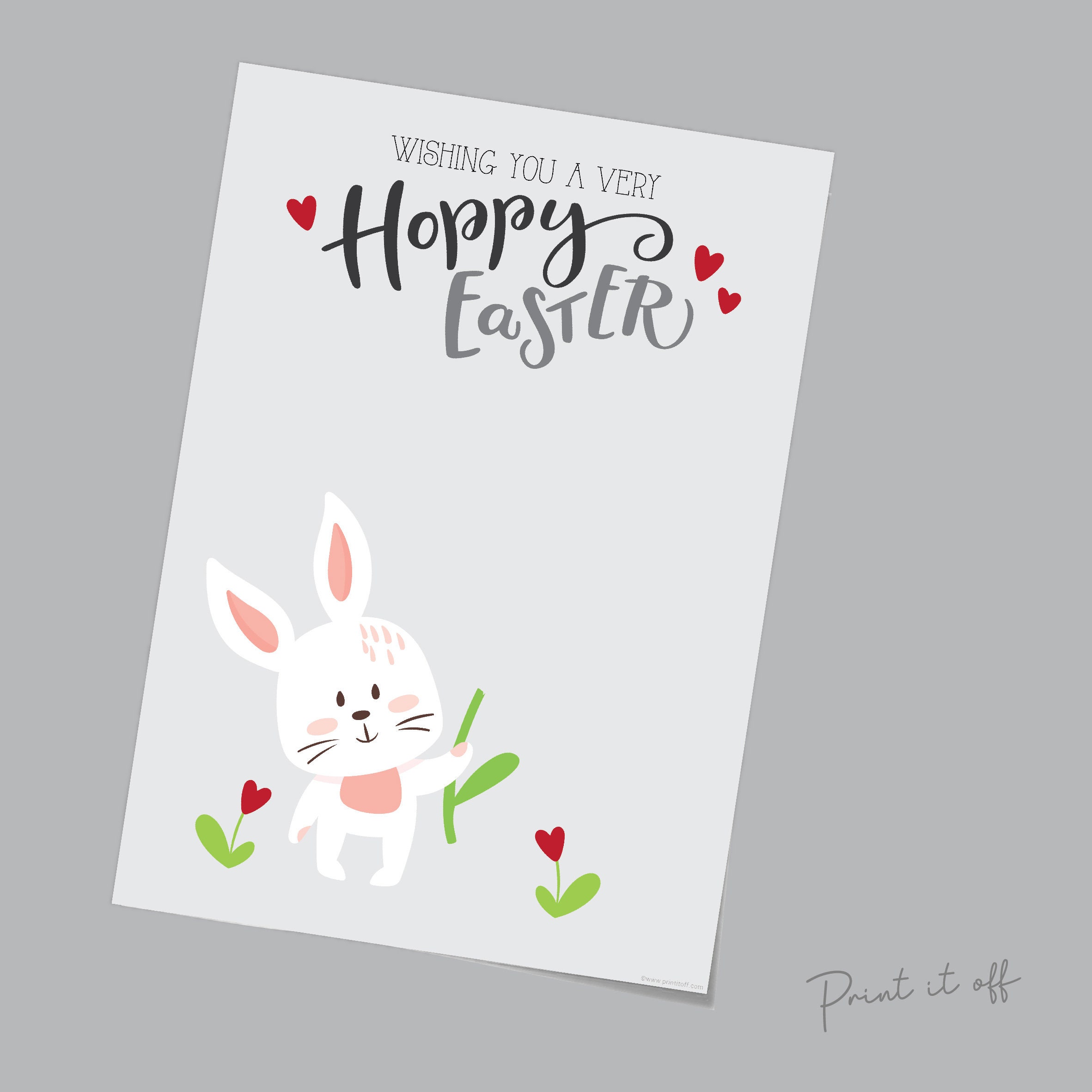 Hoppy Easter / Handprint Art Craft / Cute Bunny Flower Happy Easter ...