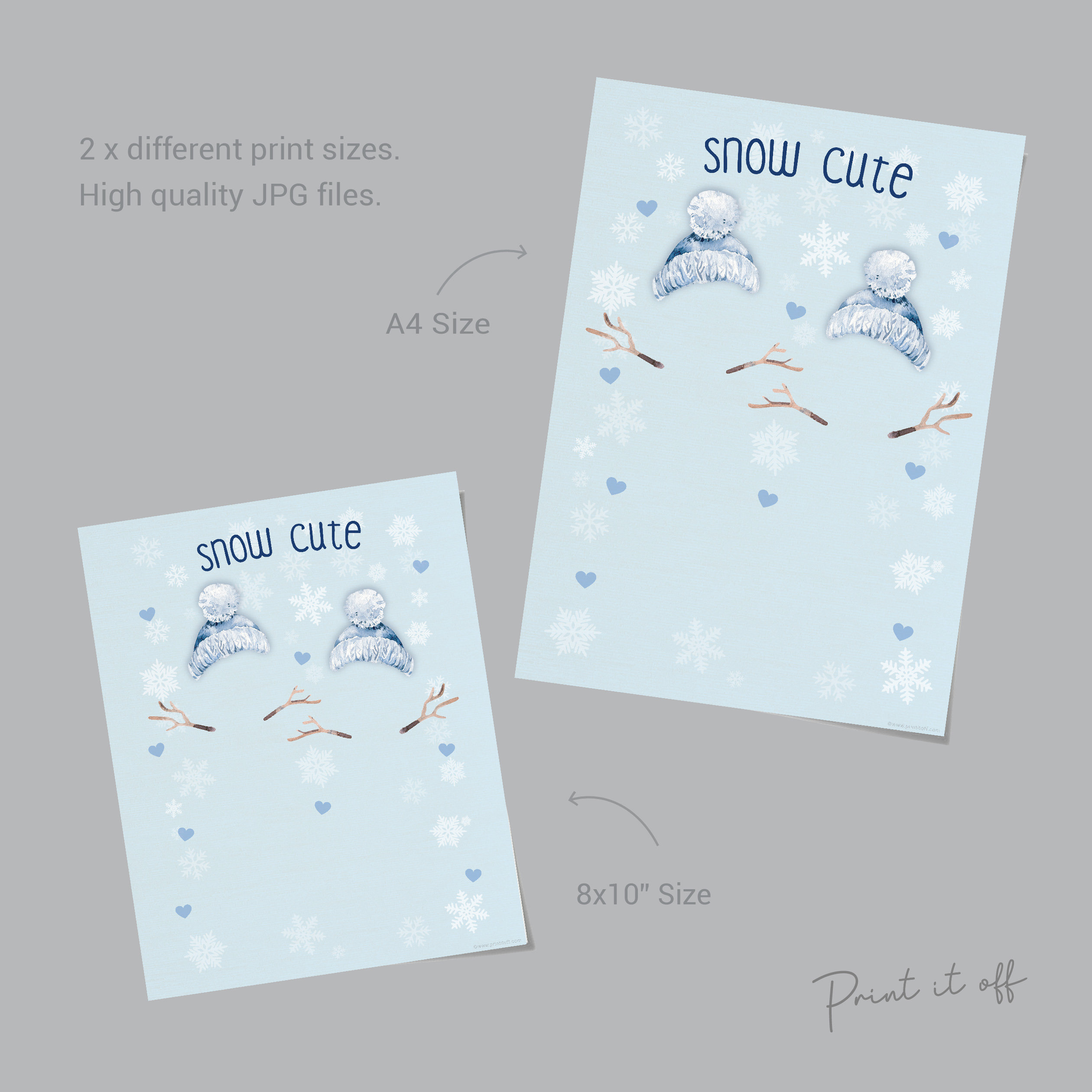 Snow Cute Snowman Footprint Feet Art Craft / First Christmas Xmas Baby ...