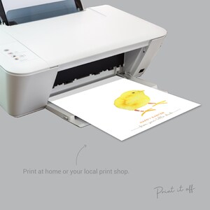 Your Little Chick Handprint Hand Craft Art / Chicken Happy Easter / DIY ...