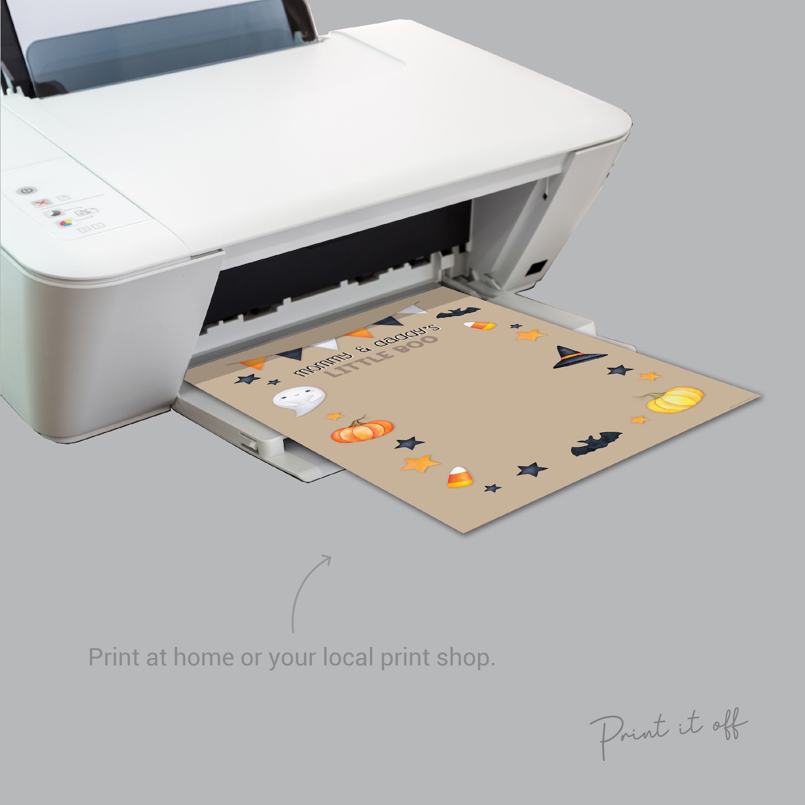 Mommy & Daddy's Little Boo Halloween Art Craft / Handprint - Etsy