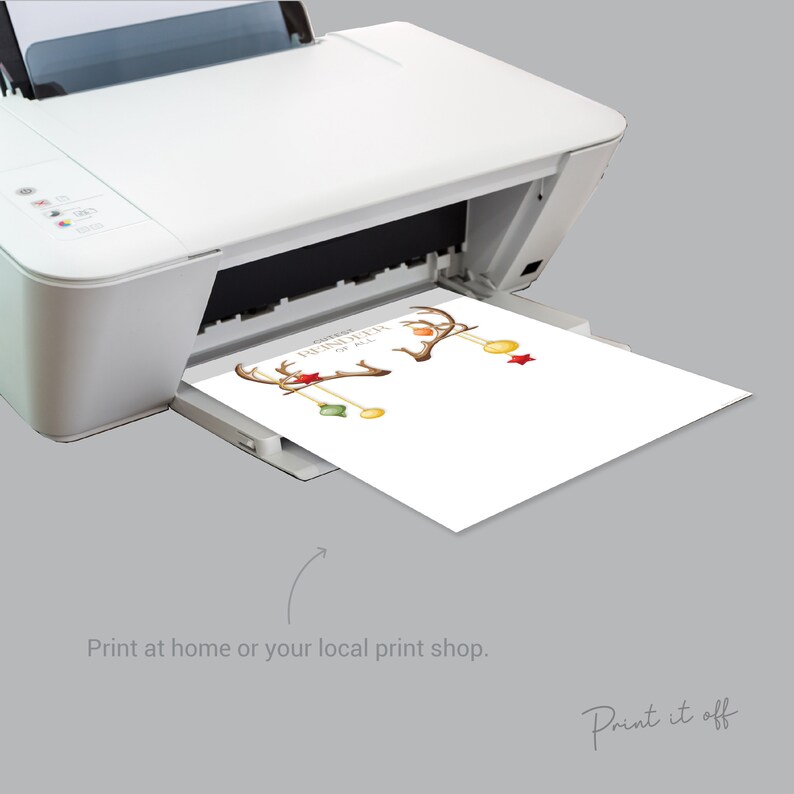 Footprint Cutest Reindeer of All / Christmas Xmas Footprint Art Craft ...