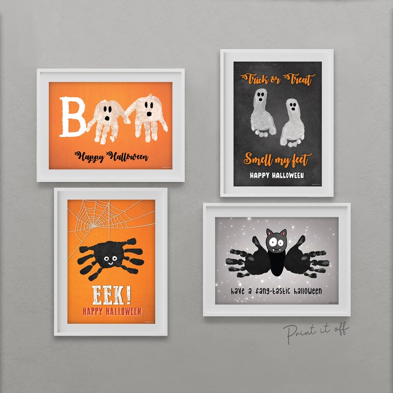 Halloween Handprint Craft - Etsy