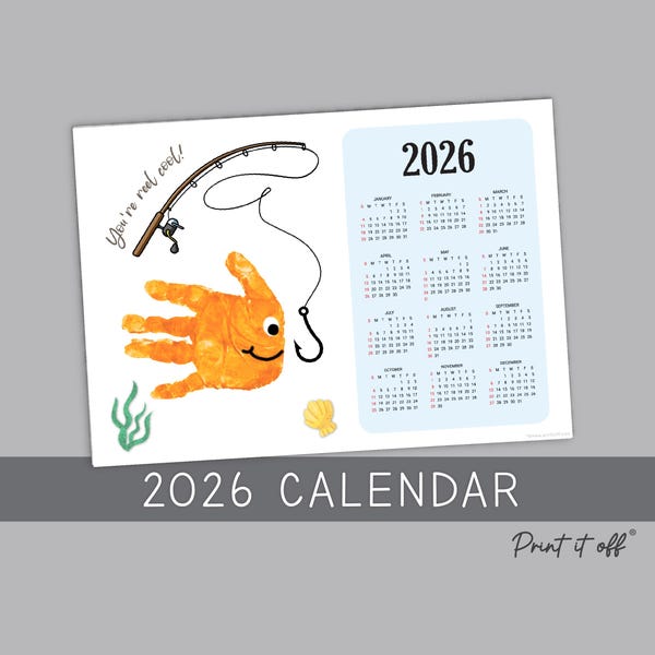 Fishing Calendars 2026 - Etsy