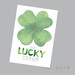 Our Lucky Charm / Handprint Footprint Craft / St Patrick's Day Clover ...