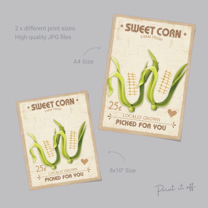 Farm Sign Sweet Corn / Footprint Handprint Feet Art Craft / Kids Baby ...