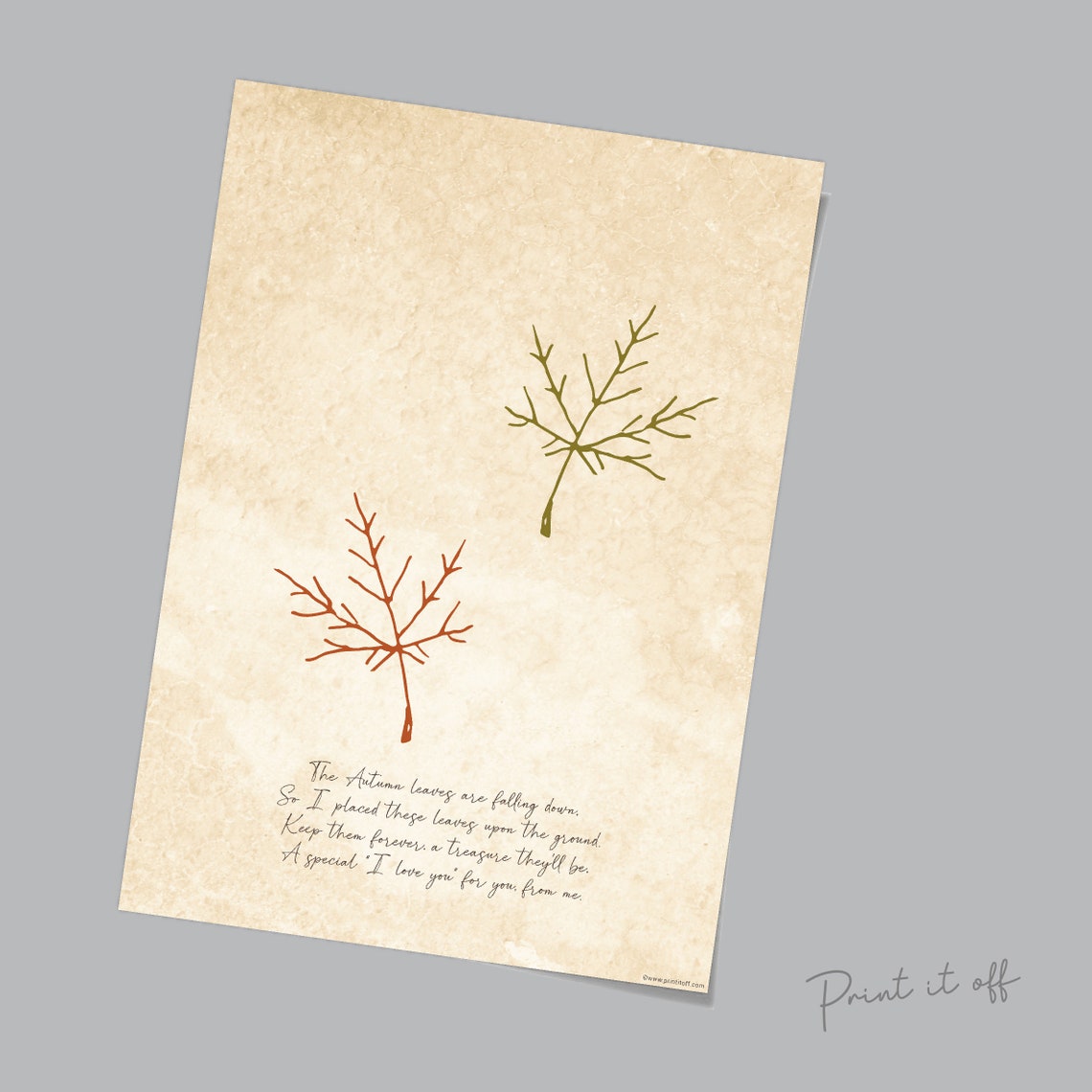 Autumn Poem / Handprint Art / Leaves Leafs Season / Thanksgiving ...