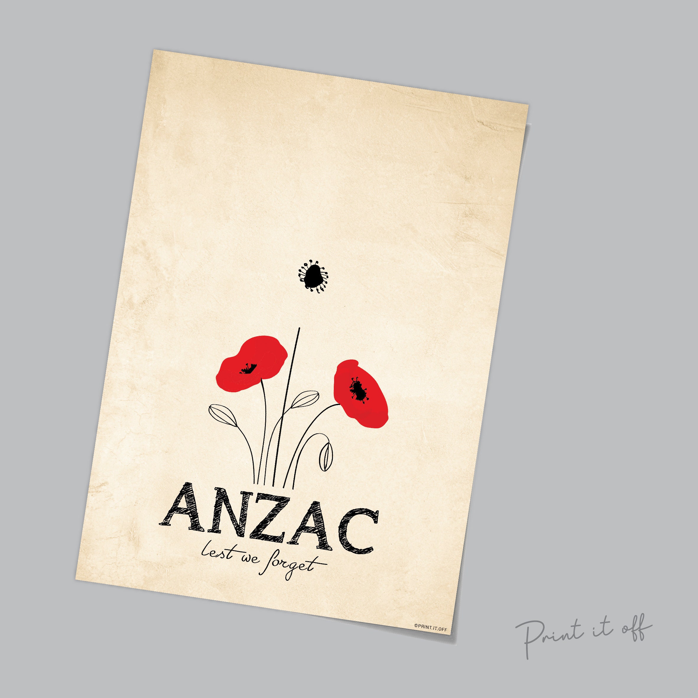 ANZAC Remembrance Day / Handprint Art / Lest We Forget / - Etsy Australia