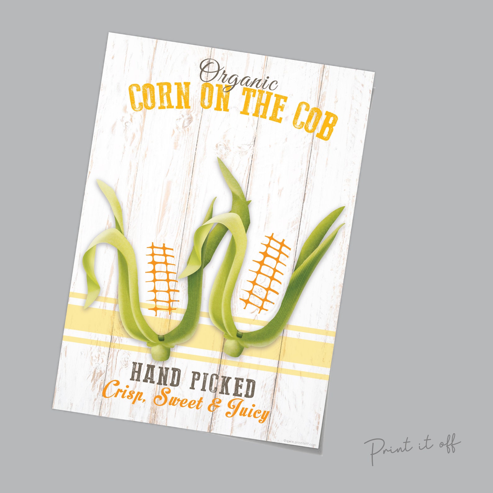 Farm Sign Corn / Footprint Feet Foot Handprint Art Craft / - Etsy