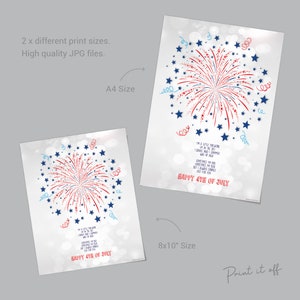 Firework Handprint Art Craft / Happy 4th of July Independence Day USA ...