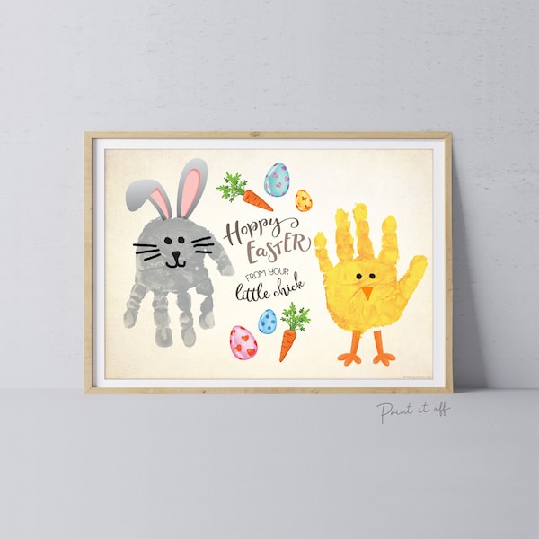 Happy Easter Print - Etsy