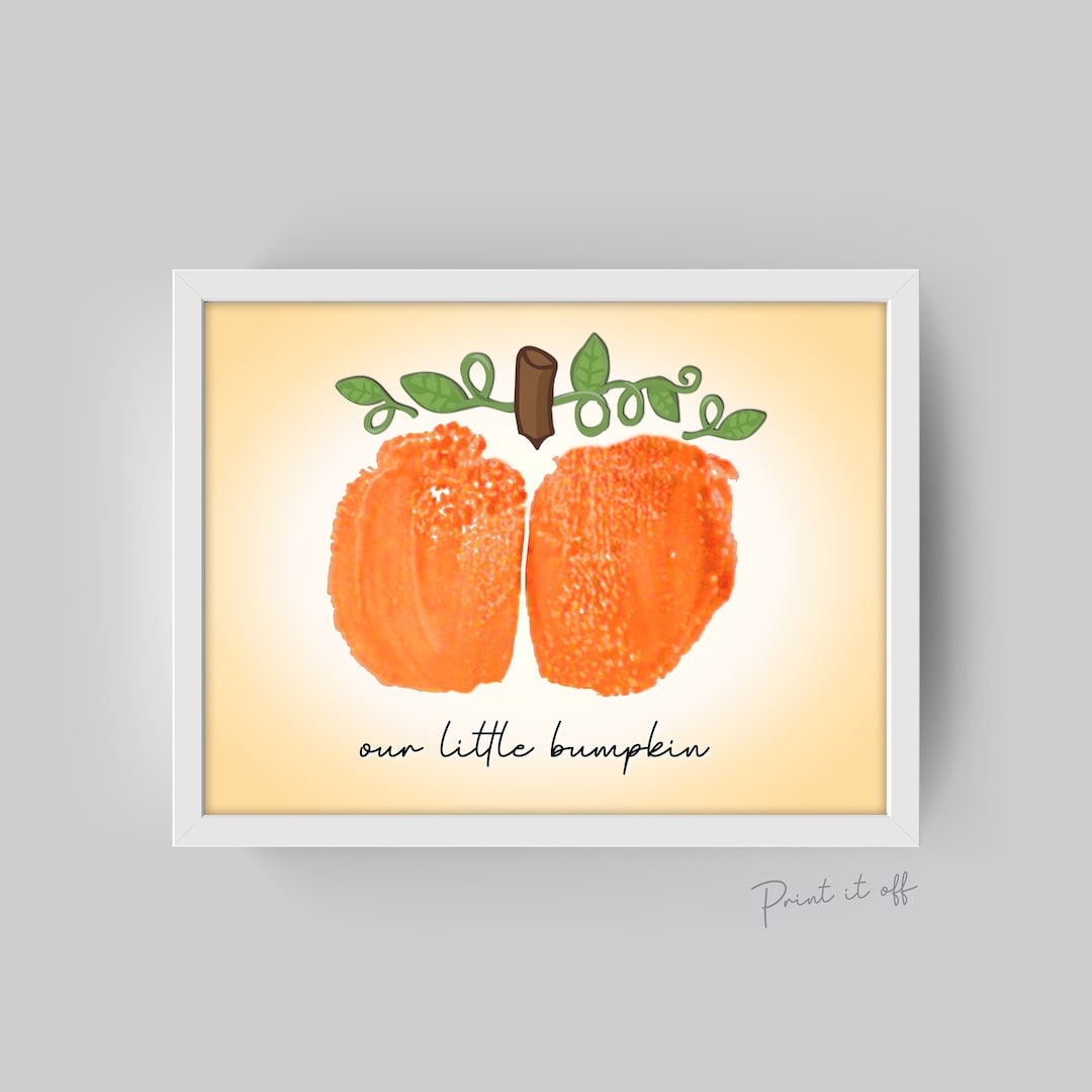 Baby Bumpkin Keepsake / Our Little Bumpkin / Pumpkin / Baby Toddler Bum ...