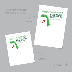 Handprint Art / Daddy You Are Totally Roarsome / Kids Handprint Craft ...