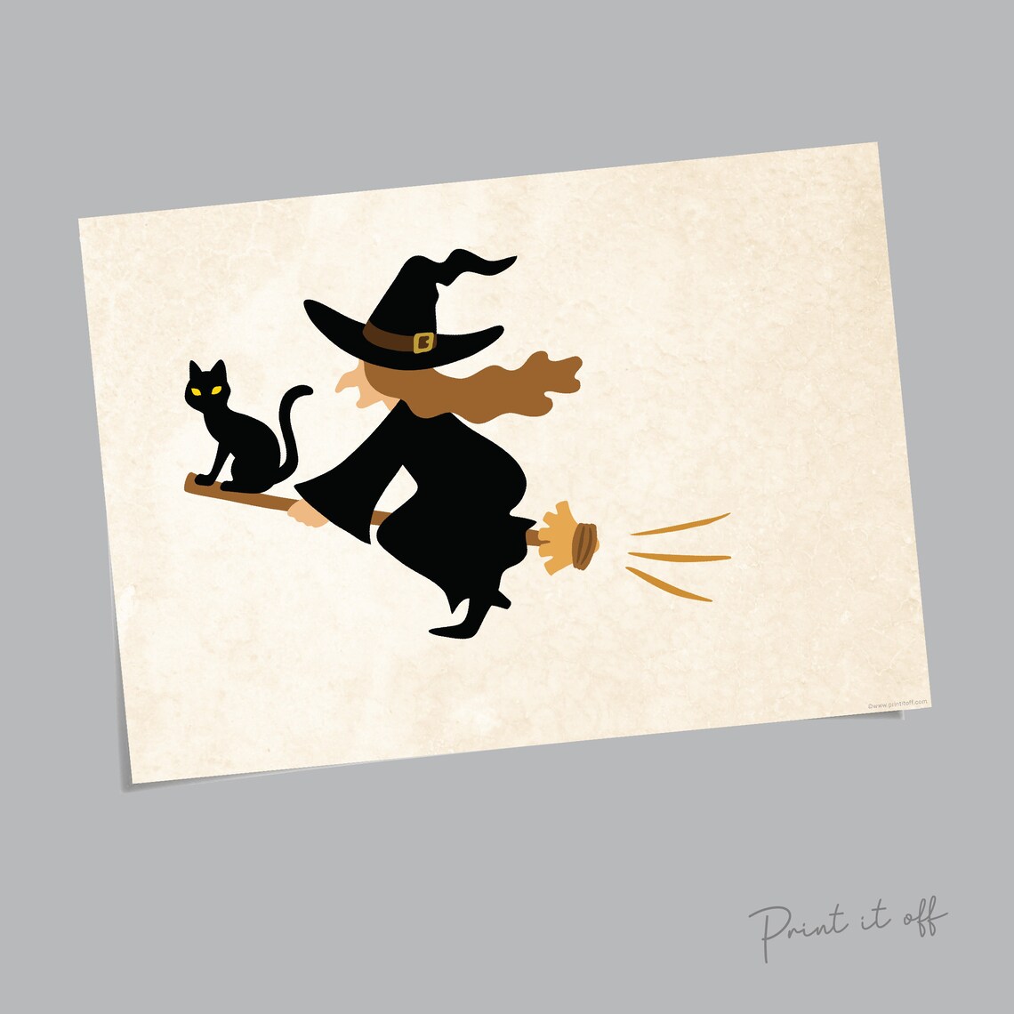 Halloween Art Craft / Handprint Art / Witch Broom Stick / | Etsy