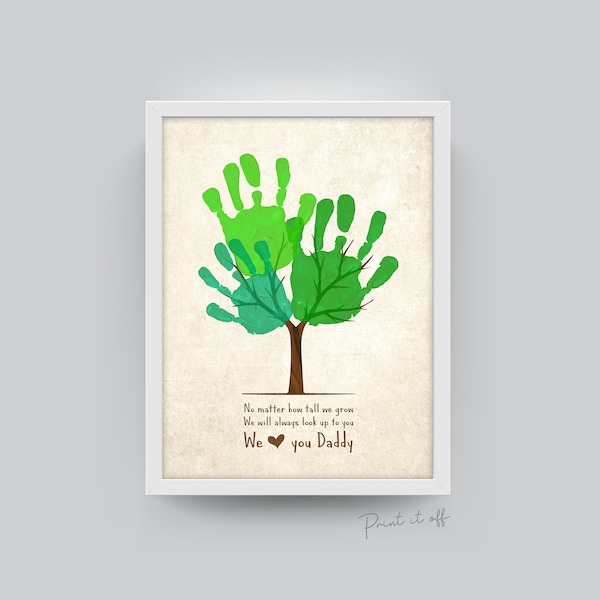 Handprint Tree - Etsy