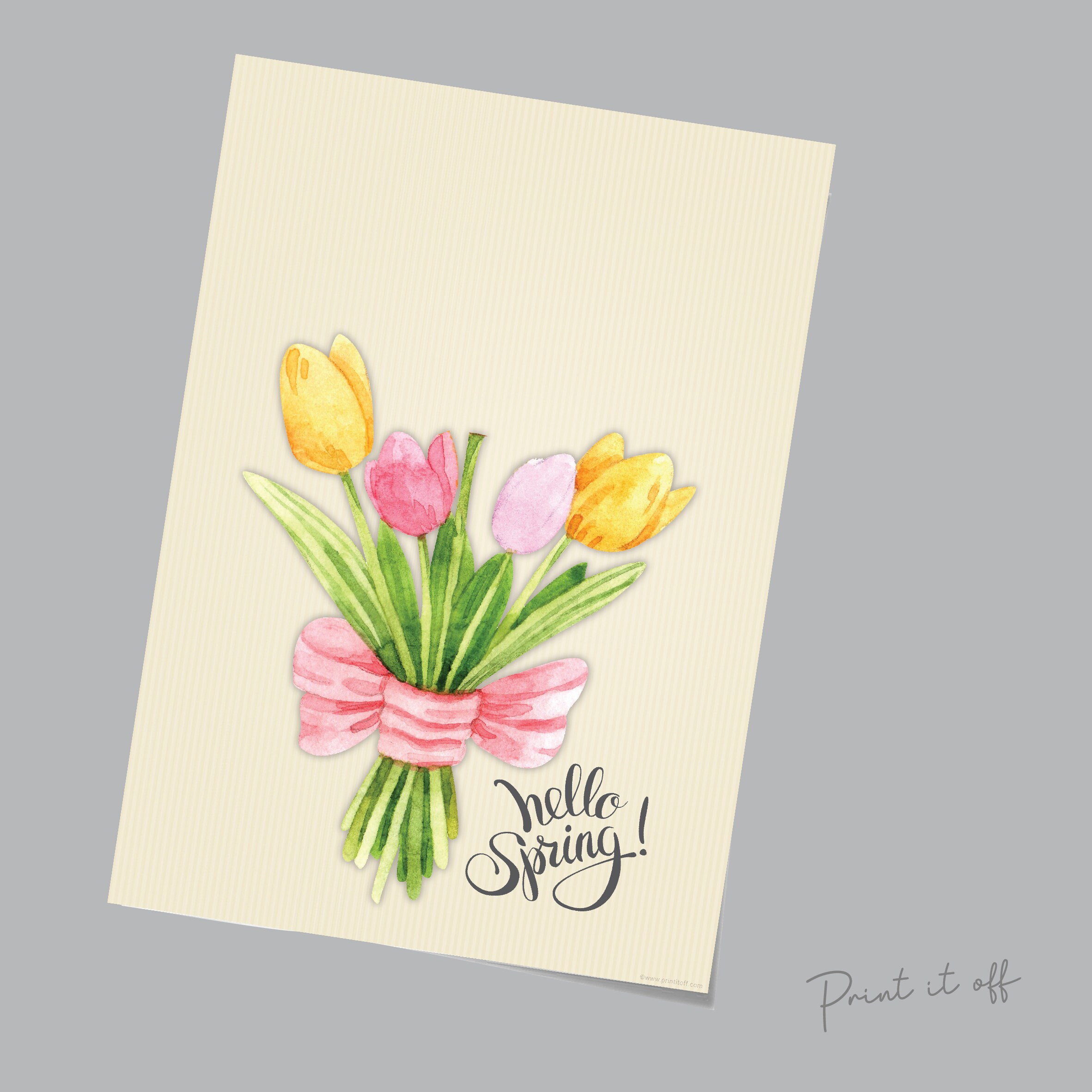 Hello Spring Flower Easter / Handprint Hand Art Craft / Kids Baby ...