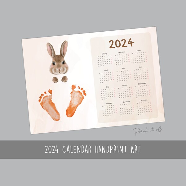 2024 Handprint Calendar - Etsy
