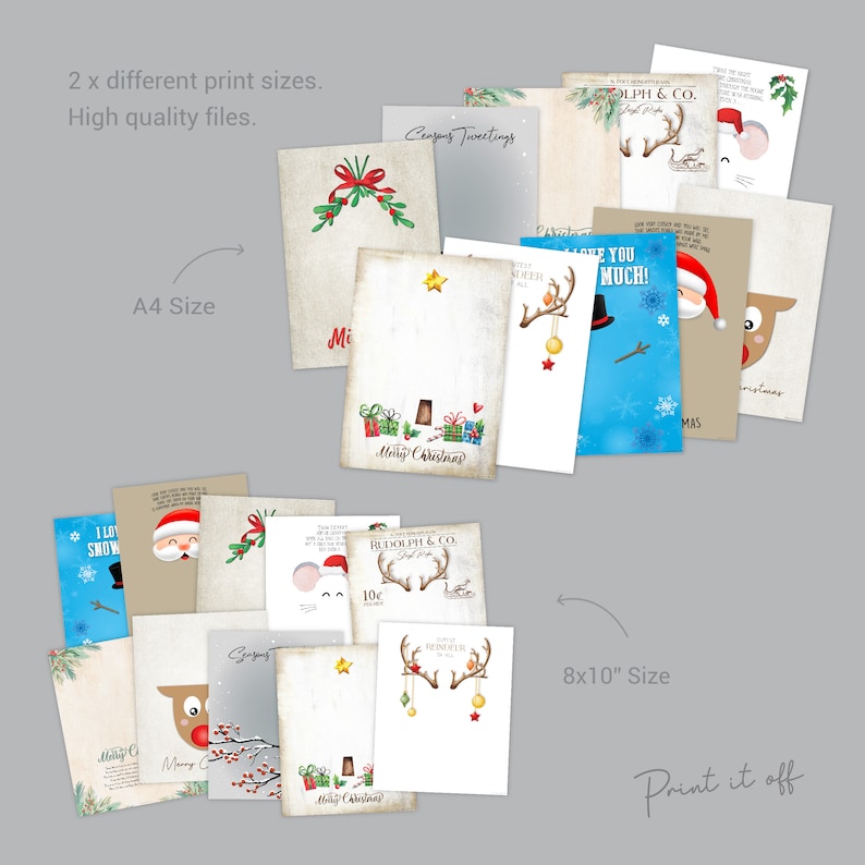 Christmas Xmas Pack Handprint Footprint Foot Hand Art Craft / Baby ...