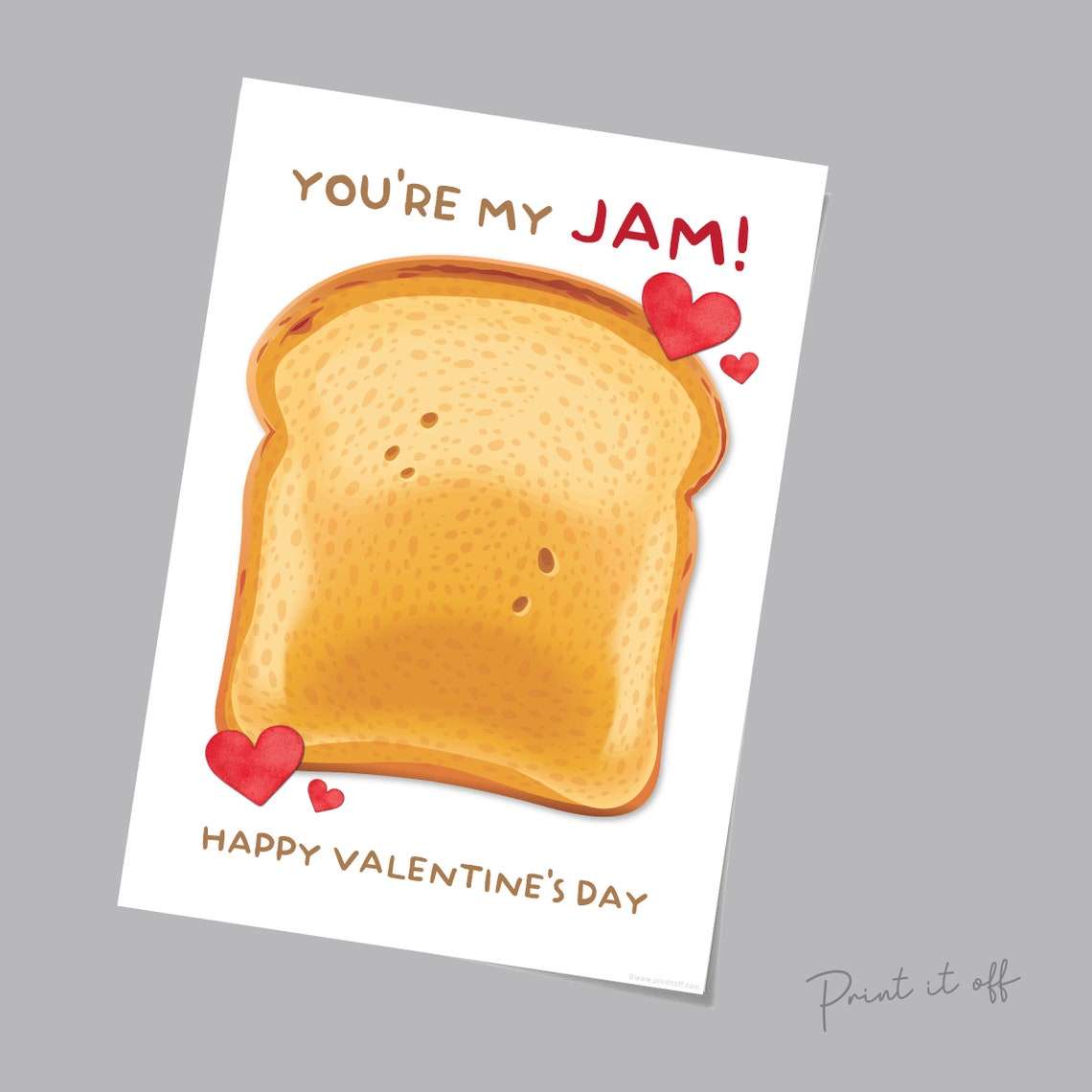 You're My Jam / Happy Valentine's Day / Footprint - Etsy