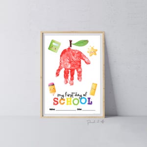 1st First Day School Apple / Kindergarten Pre-k Daycare Pre-school ...