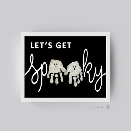 Halloween Handprint Footprint Pack / Craft Art Baby Toddler - Etsy