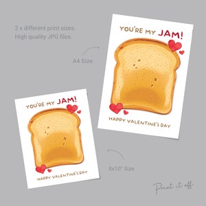 You're My Jam / Happy Valentine's Day / Footprint Handprint DIY Craft ...