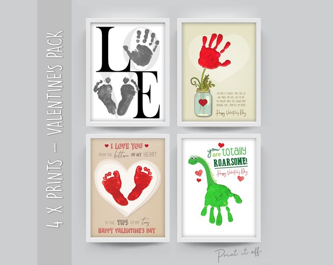 DIY Thumb Buggy SIGN | Valentines Day Gifts | Valentine Gift From Kids ...