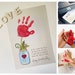 Handprint Flower Jar / Happy Valentine's Day / Handprint DIY Craft Art ...