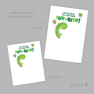 Pre-k Dino Dinosaur Handprint Hand Art / First Day Starting School Prek ...