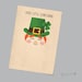 Lucky Little Leprechaun Handprint / Happy St Patrick's Day - Etsy