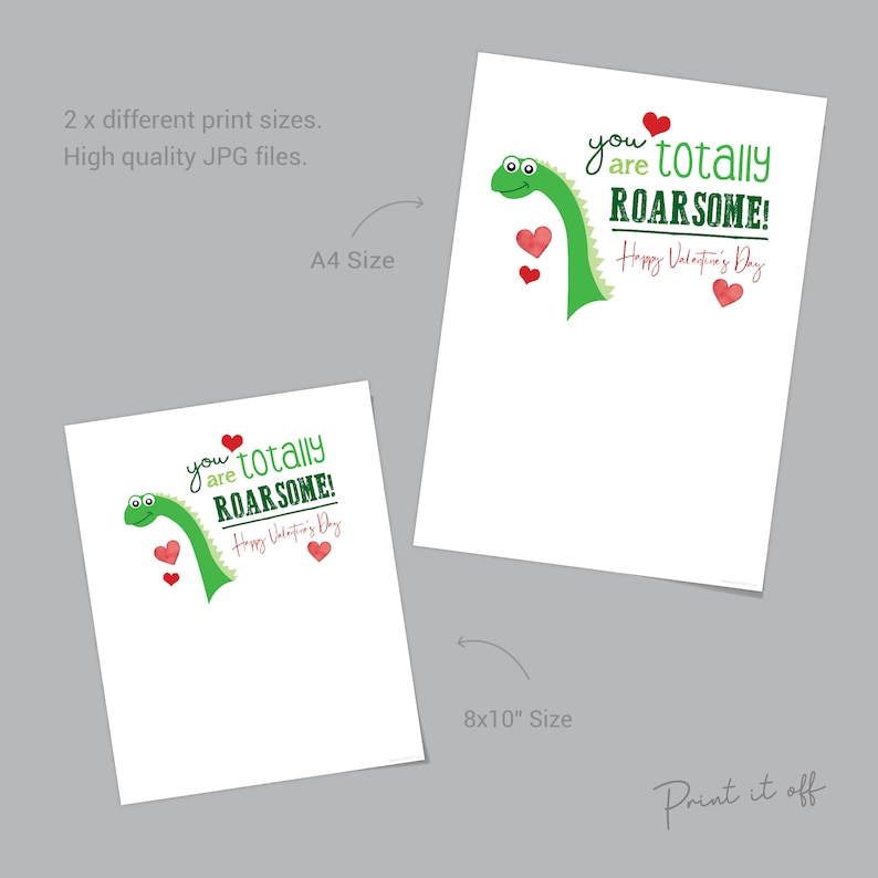 You Are Totally Roarsome / Handprint Dinosaur / Happy - Etsy