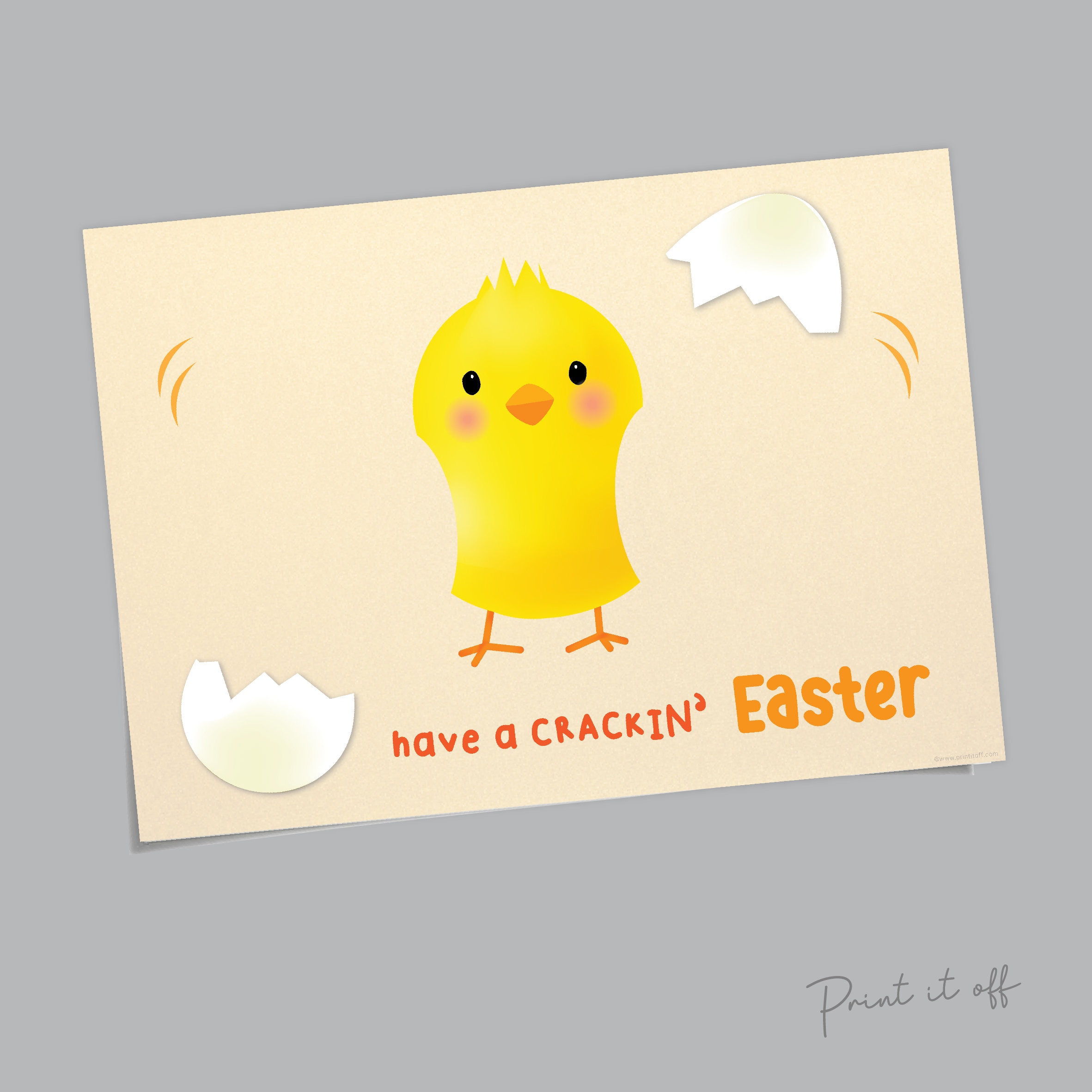 Have a Cracking Easter / Chick Chicken / Handprint Art Craft / - Etsy