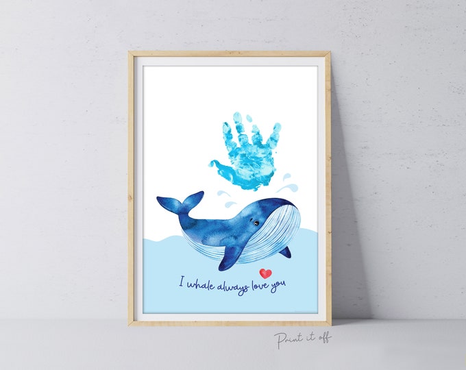 I Whale Always Love You. Watercolor Designs. Greeting Cards. Birthday ...