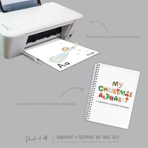 A-Z ABC Christmas Alphabet Handprint Footprint Craft Art Book / Baby ...