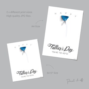 Your Tie-rific / Tie Foot Footprint Art / Happy Father's Day Birthday ...
