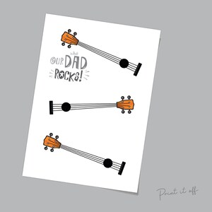 Handprint Art Craft / My Dad Rocks / Father's Day Birthday / 3 X ...