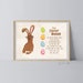 Easter Bunny Footprint Foot Art Craft Poem / Kids Baby Toddler Activity ...
