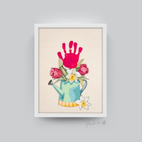 Handprint Art Craft / Love Valentines Day / Kids Baby Kids - Etsy
