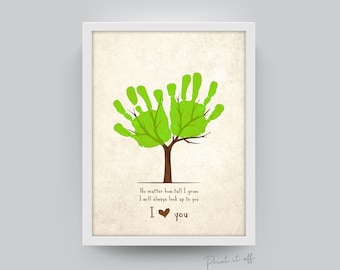Handprint Tree Art, Toddler Handprint, DIY Kid Craft, No Matter How ...
