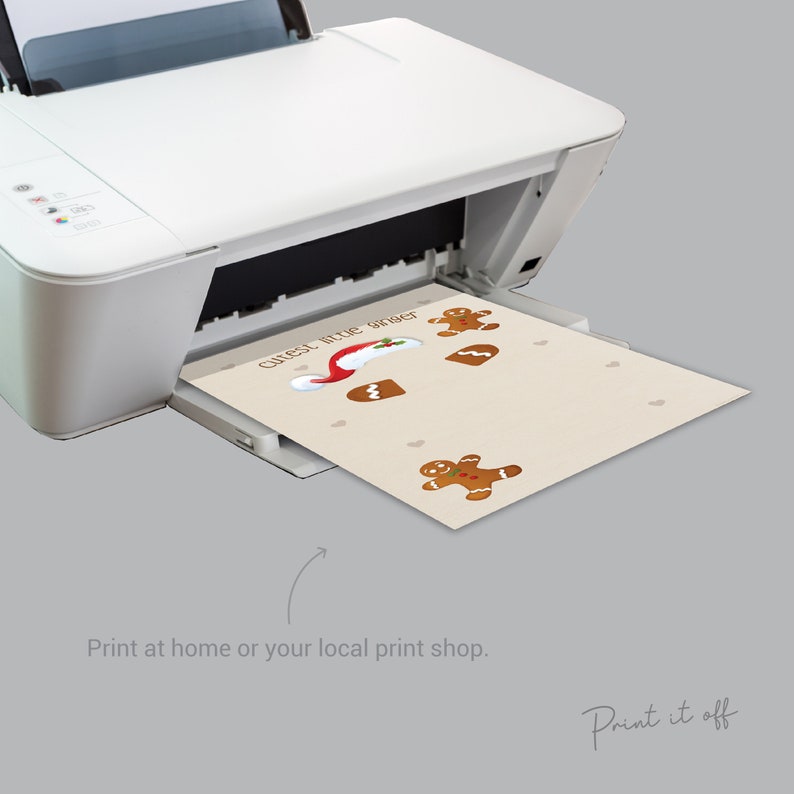 Cutest Ginger Gingerbread Man Footprint Handprint Art Craft / - Etsy